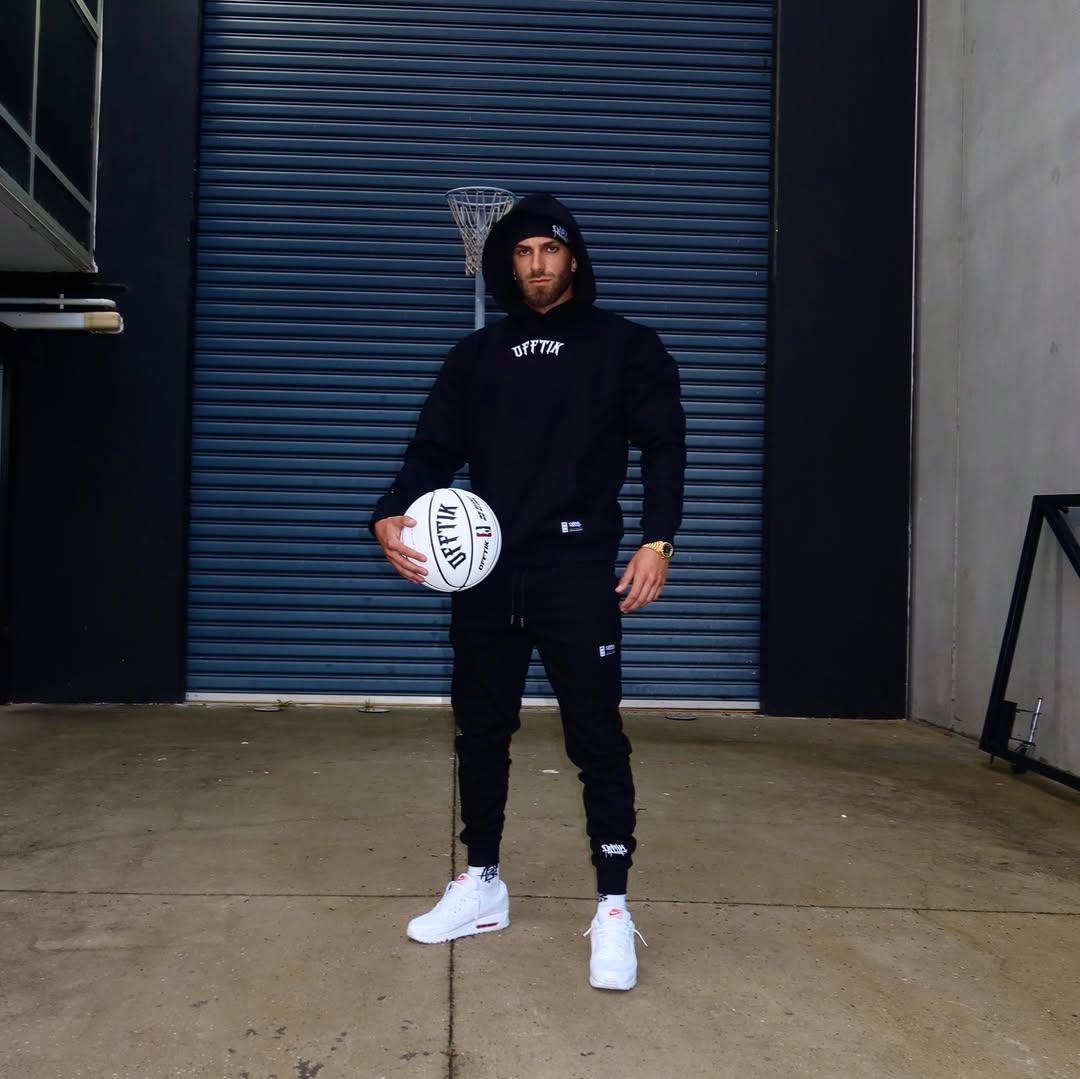 SNS Hoodie Black/White – Off-Tik